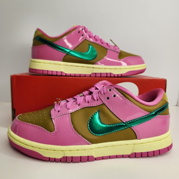 Nike | Shoes | Nike Dunk Low Pg Qs Parris Goebel Pinkbrown Size 65 ...